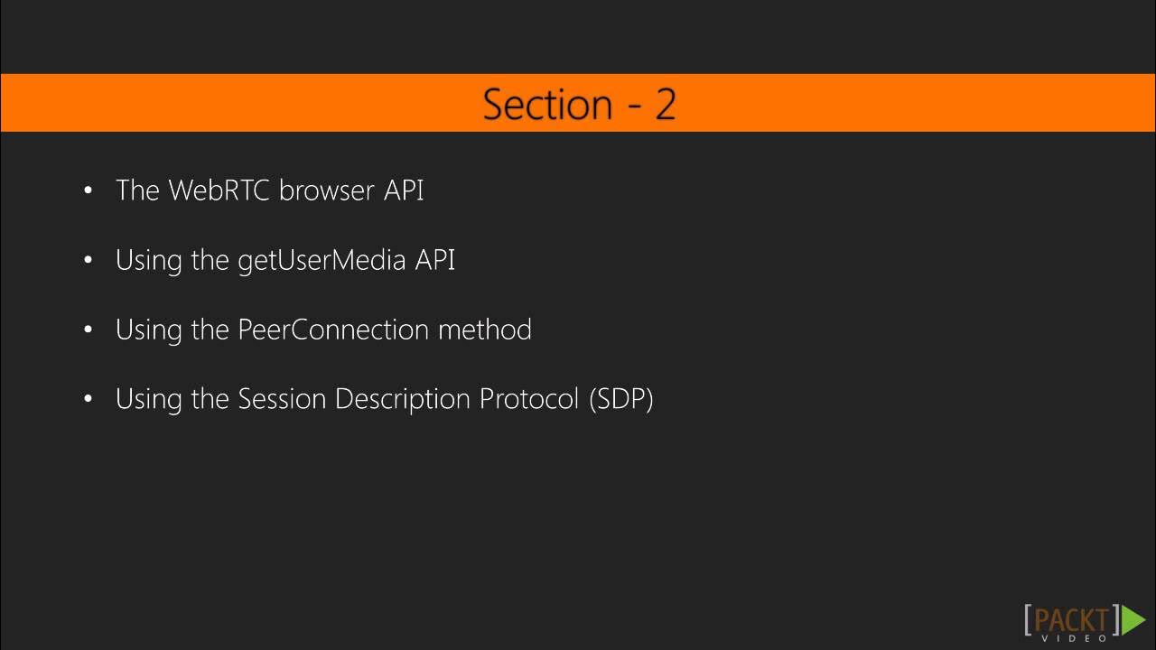 Developing Real Time Applications with WebRTC: The Course Overview | packtpub.com - YouTube