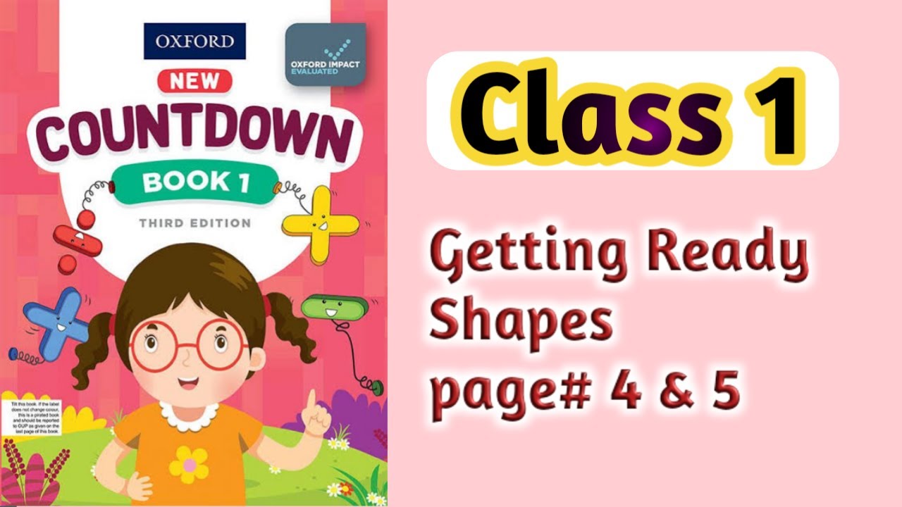 Mathematics For Grade 1 | New Countdown book 1 | Oxford New edition ...