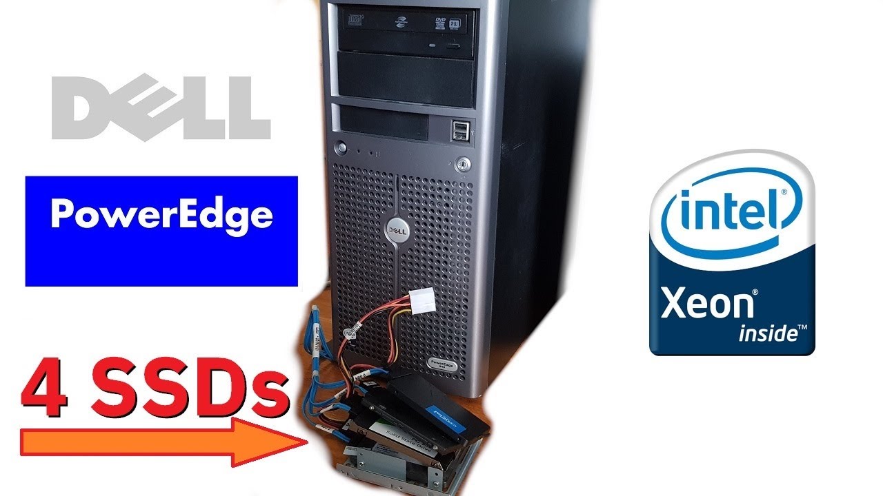 Four SSDs in RAID 0 on a Dell PowerEdge 840 - YouTube