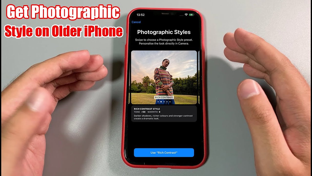 Enable Photographic Styles on ANY Older iPhone - iPhone 13 Filter - YouTube