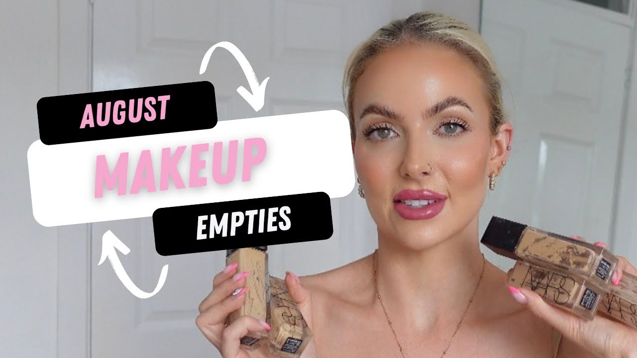 AUGUST MAKEUP EMPTIES - YouTube