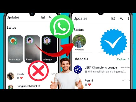 WhatsApp Yeni Durum Stilini Dikey Eski Stile Dönüştürme | WhatsApp Durumu Yeni Güncelleme