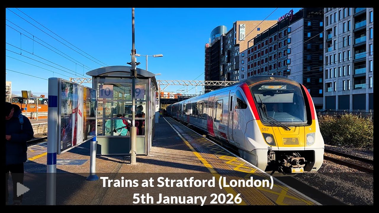 Trains at Stratford London | Elizabeth Line, Greater Anglia and Freight ...