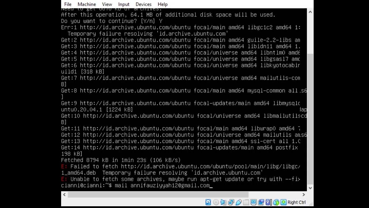 perintah-perintah dasar ubuntu server - YouTube