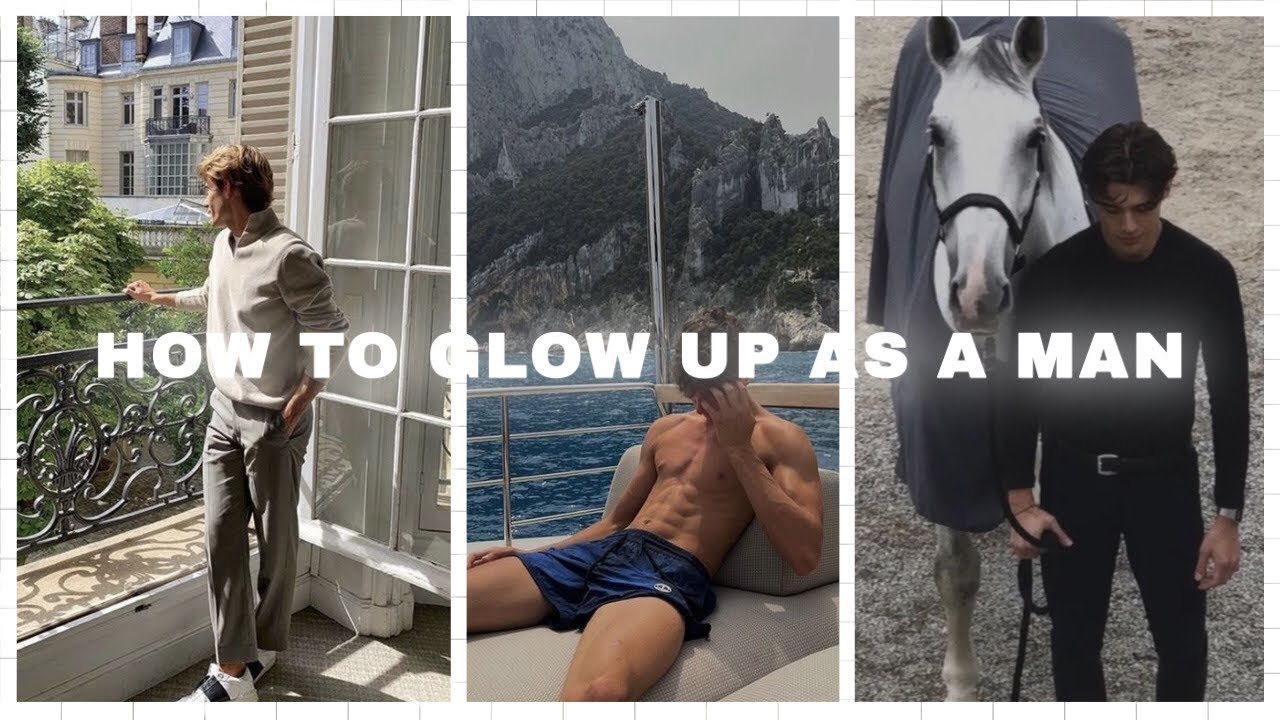 How to glow up as a man - YouTube