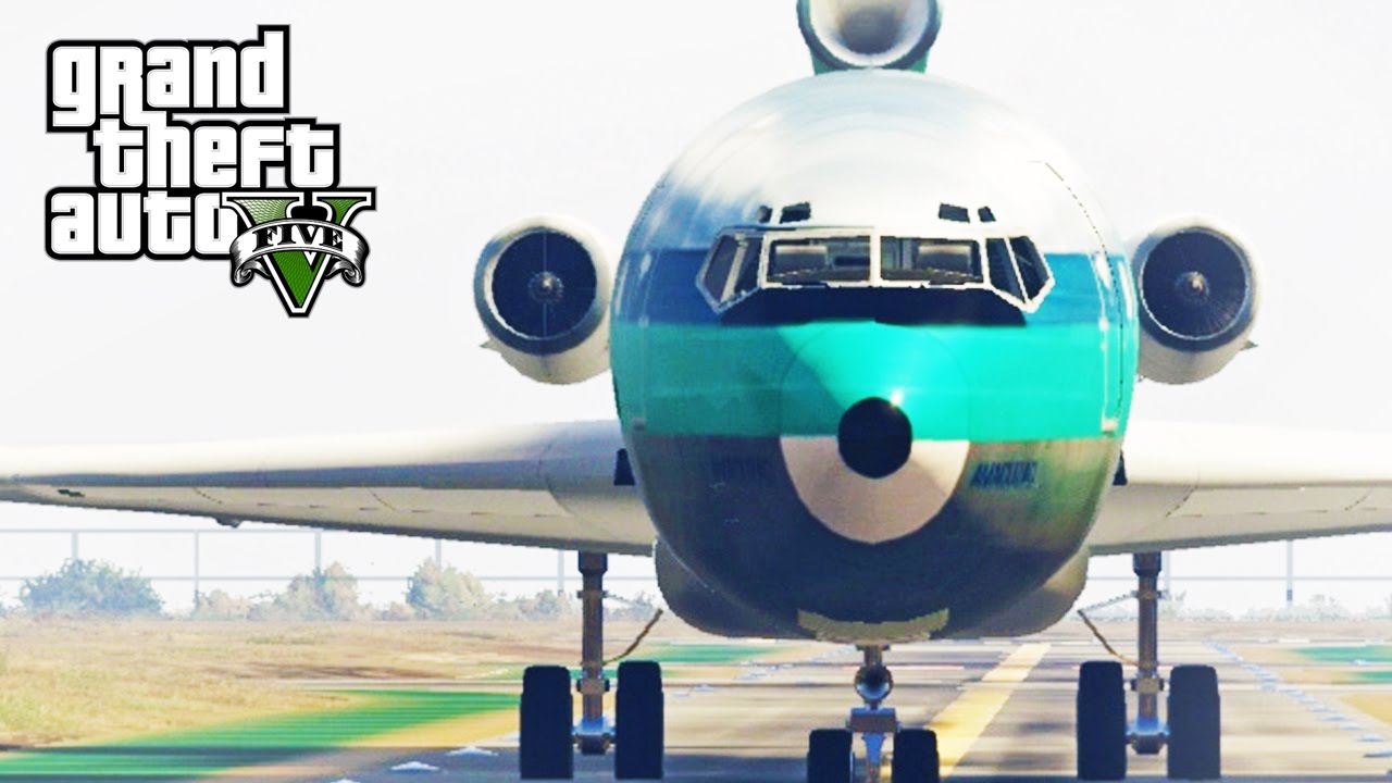 GTA 5 SP #13 - Boeing 727 Mod - YouTube