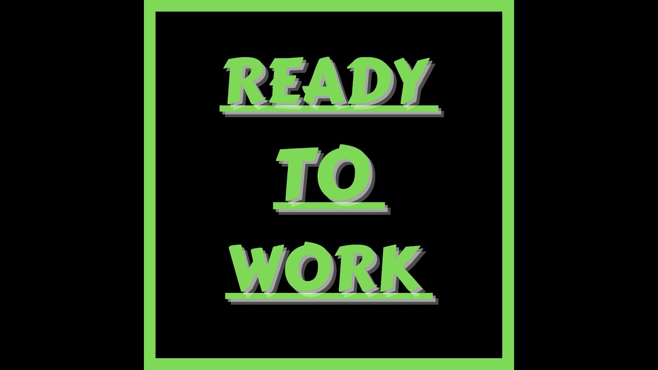 Ready to Work (Instrumental) - YouTube