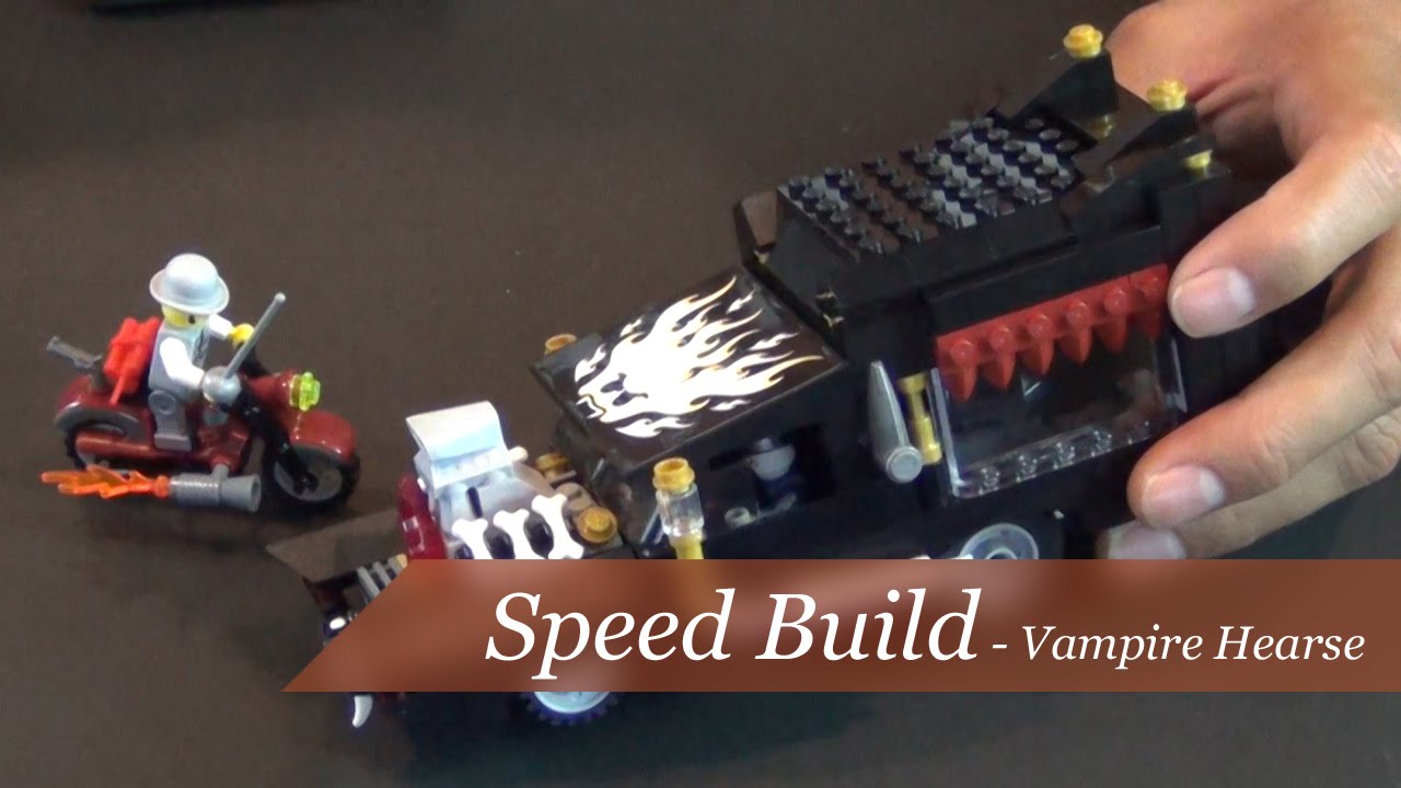 Time Lapse Build - Lego Monster Fighters Vampire Hearse Set #9464 - YouTube