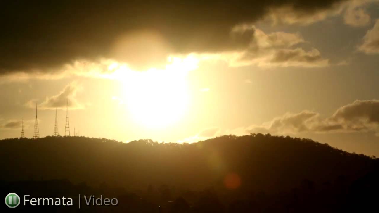 Mt Coot tha Sunset Timelapse - YouTube