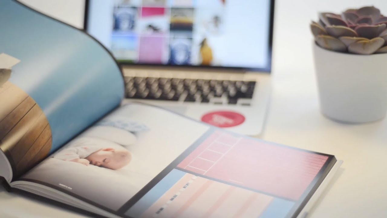 PastBook: Beautiful 1-Click Photo Book from your desktop - YouTube