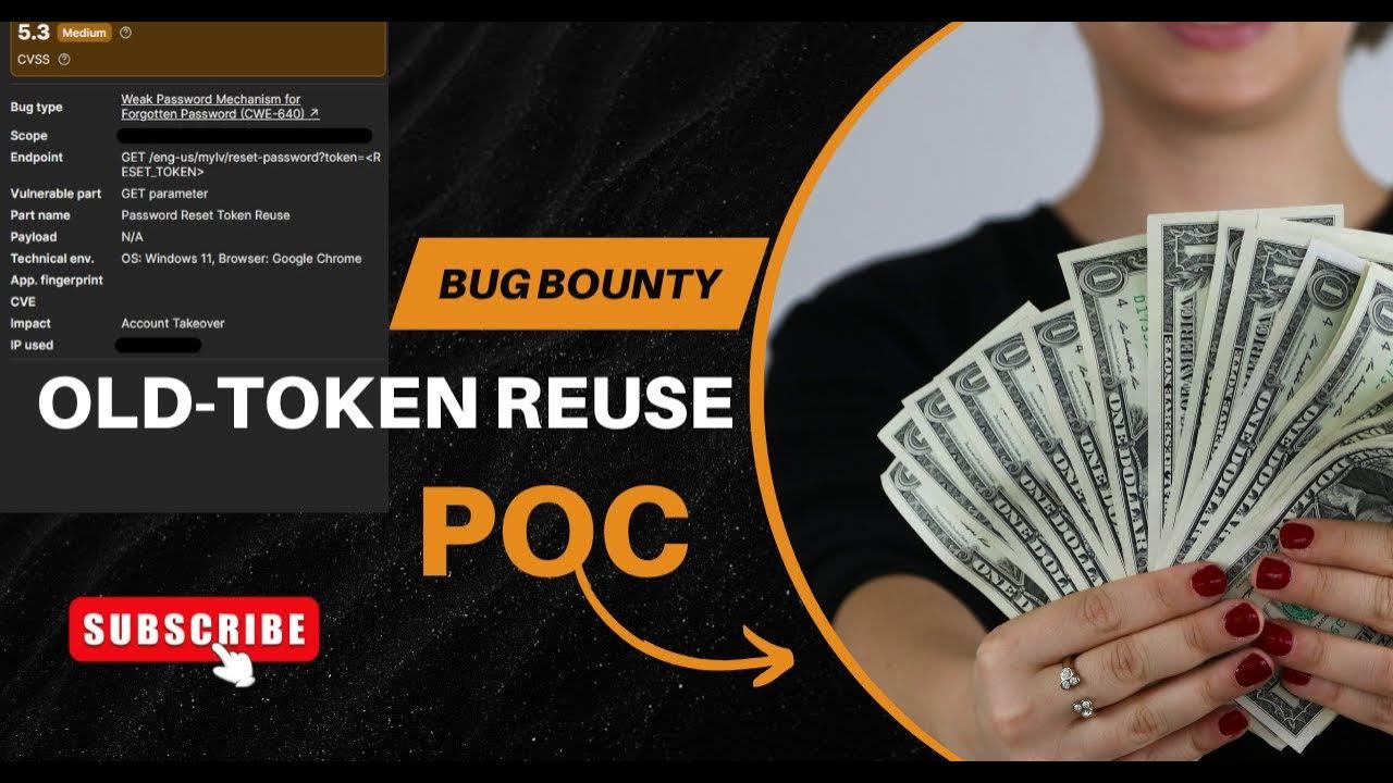 Critical Password Reset Vulnerability | Account Takeover via Old Token Reuse | Bug Bounty | POC ...