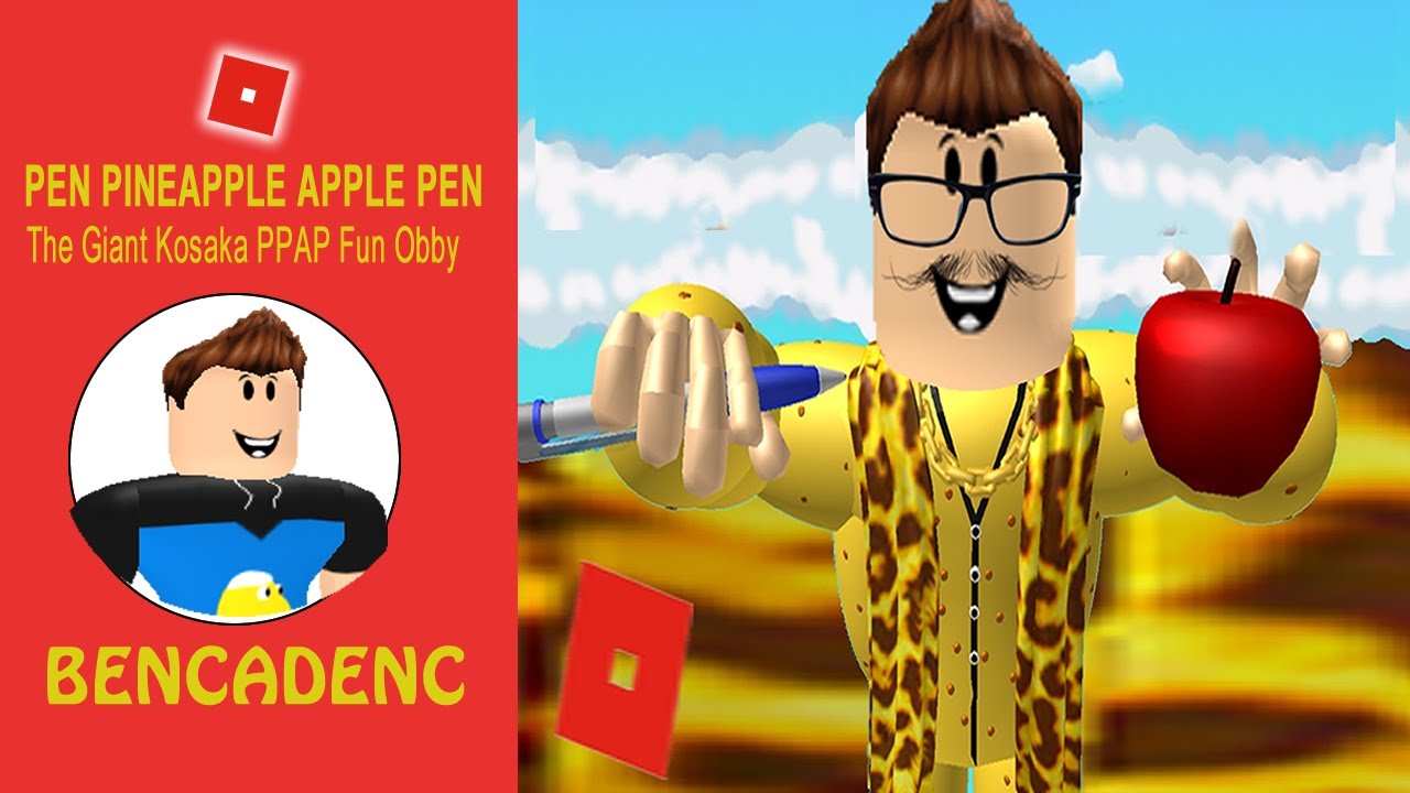 ROBLOX ESCAPE THE PEN PINEAPPLE APPLE PEN OBBY | PPAP FUN OBBY | ROBLOX ...