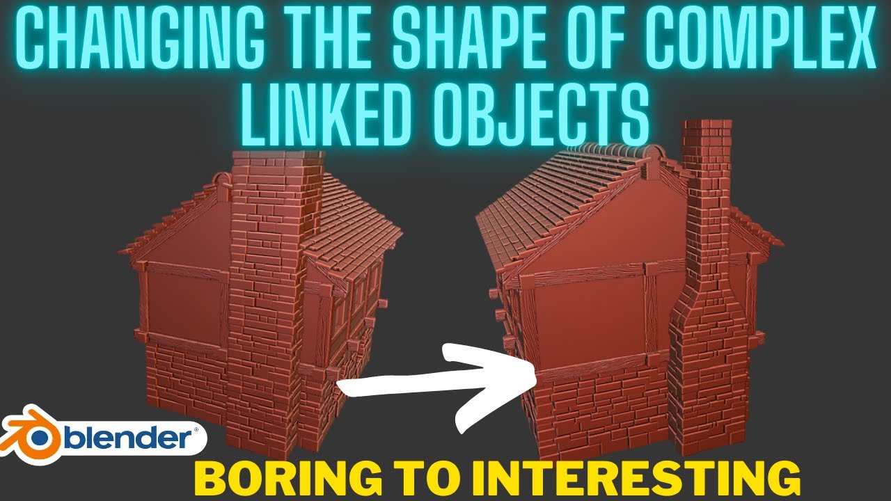 Changing complex shapes with the lattice modifier - Fantasy Building ...