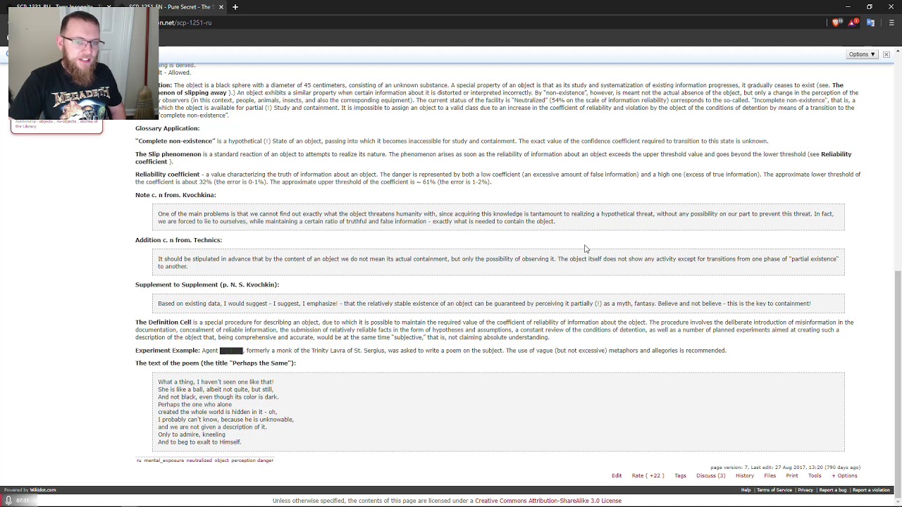 SCP-1251-RU: Pure Secret (Russian SCP Wiki) - YouTube