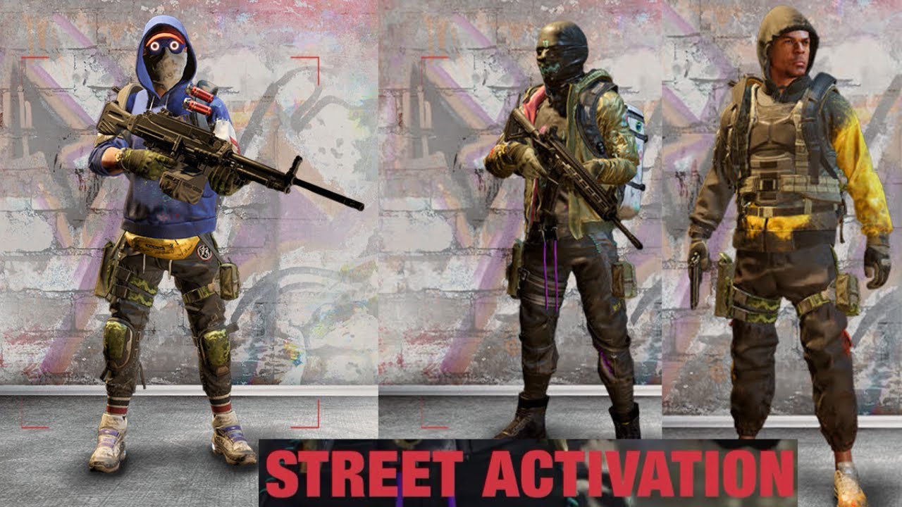 The Division 2 Street Activation Apparel Event ALL items - YouTube