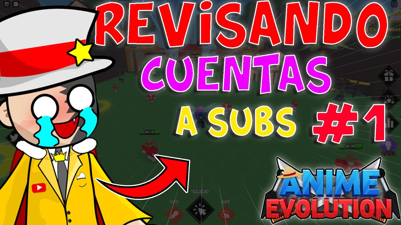🚨REVISANDO CUENTA EN ANIME EVOLUTION SIMULATOR ROBLOX - YouTube
