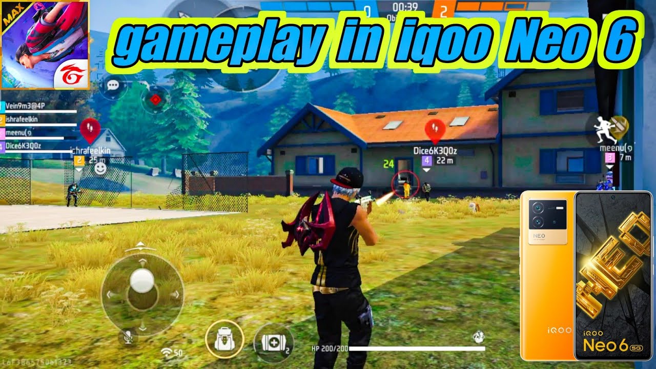 free fire max gameplay in iqoo Neo 6 | free fire max India - YouTube