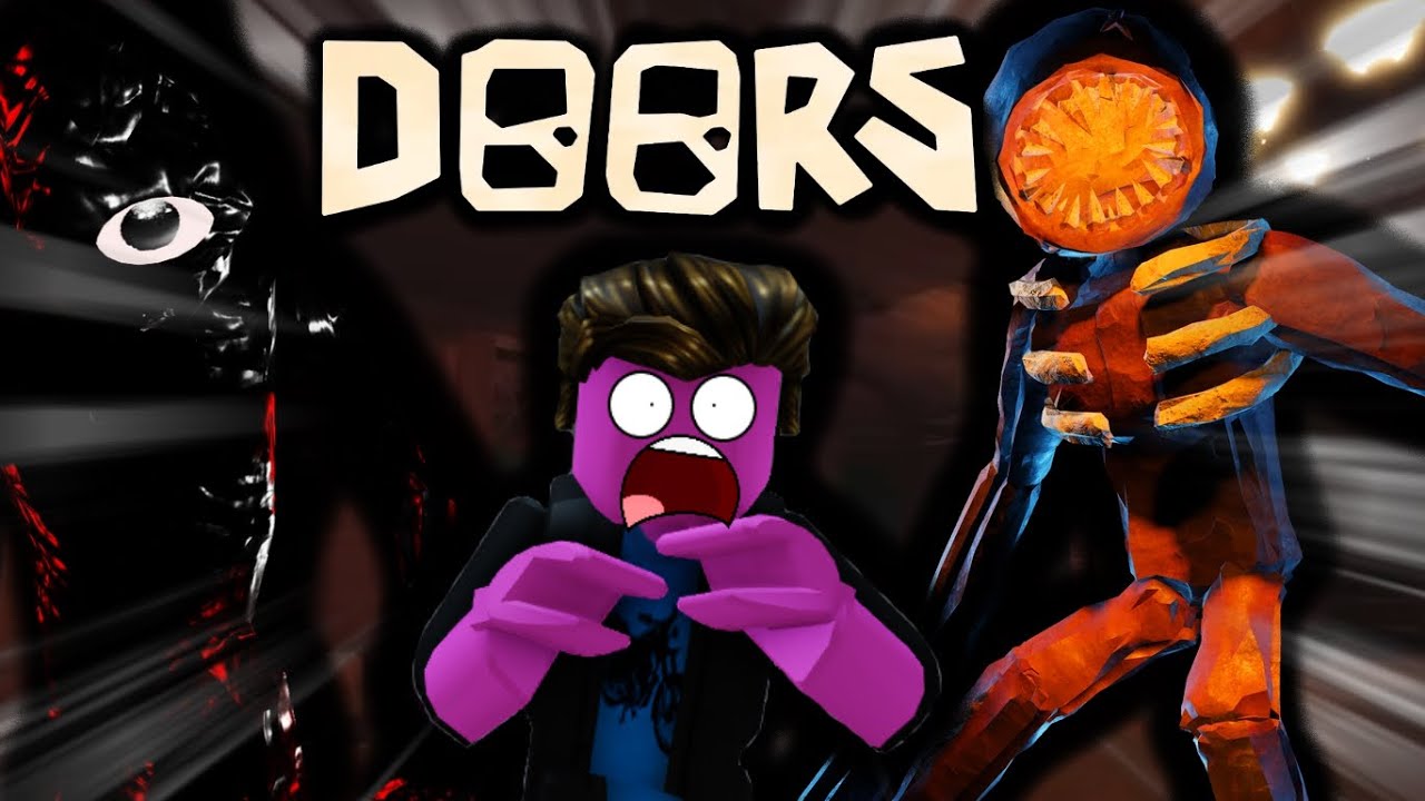 Trying To Complete Every Floor In "DOORS" Horror Game - YouTube