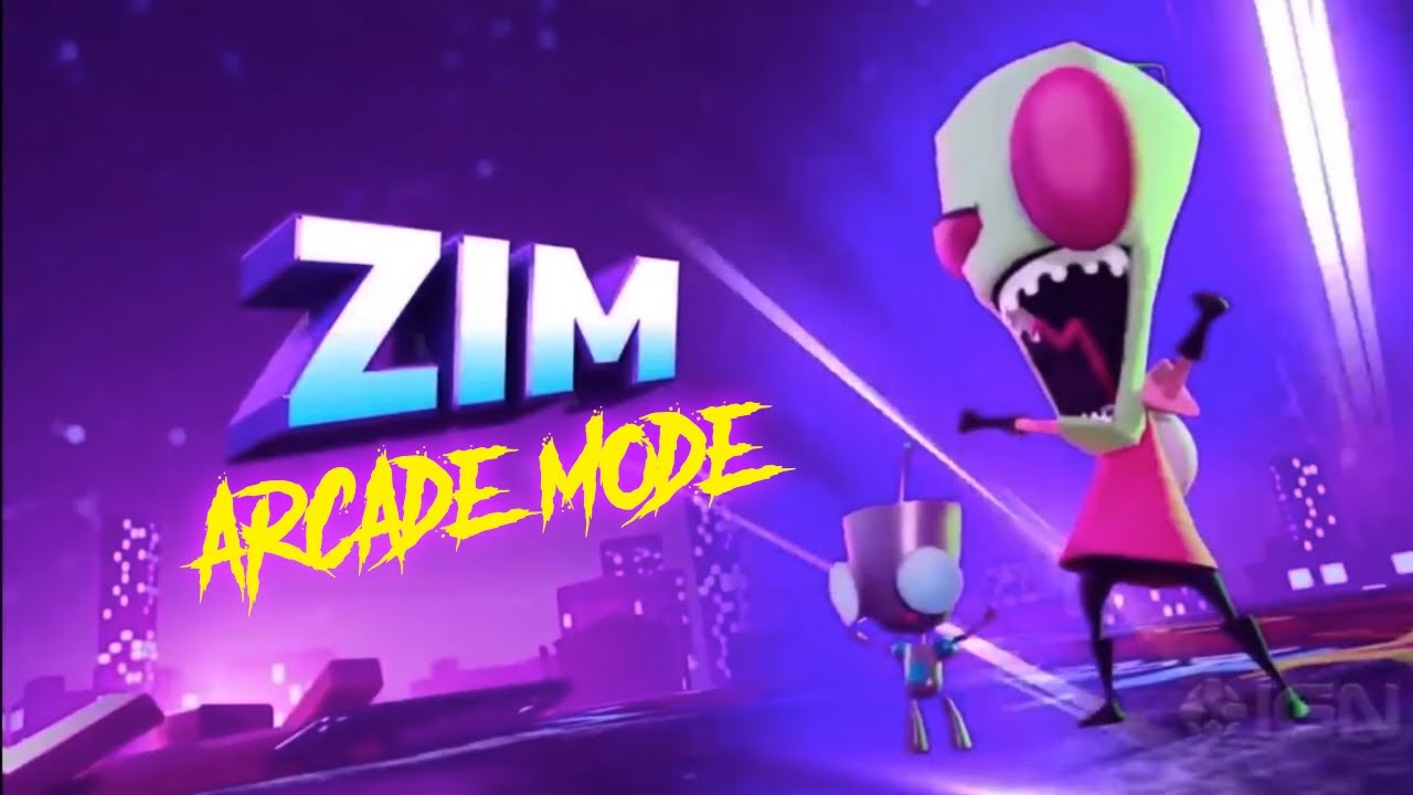 Nickelodeon All Star Brawl INVADER ZIM Arcade Mode Gameplay Walkthrough ...