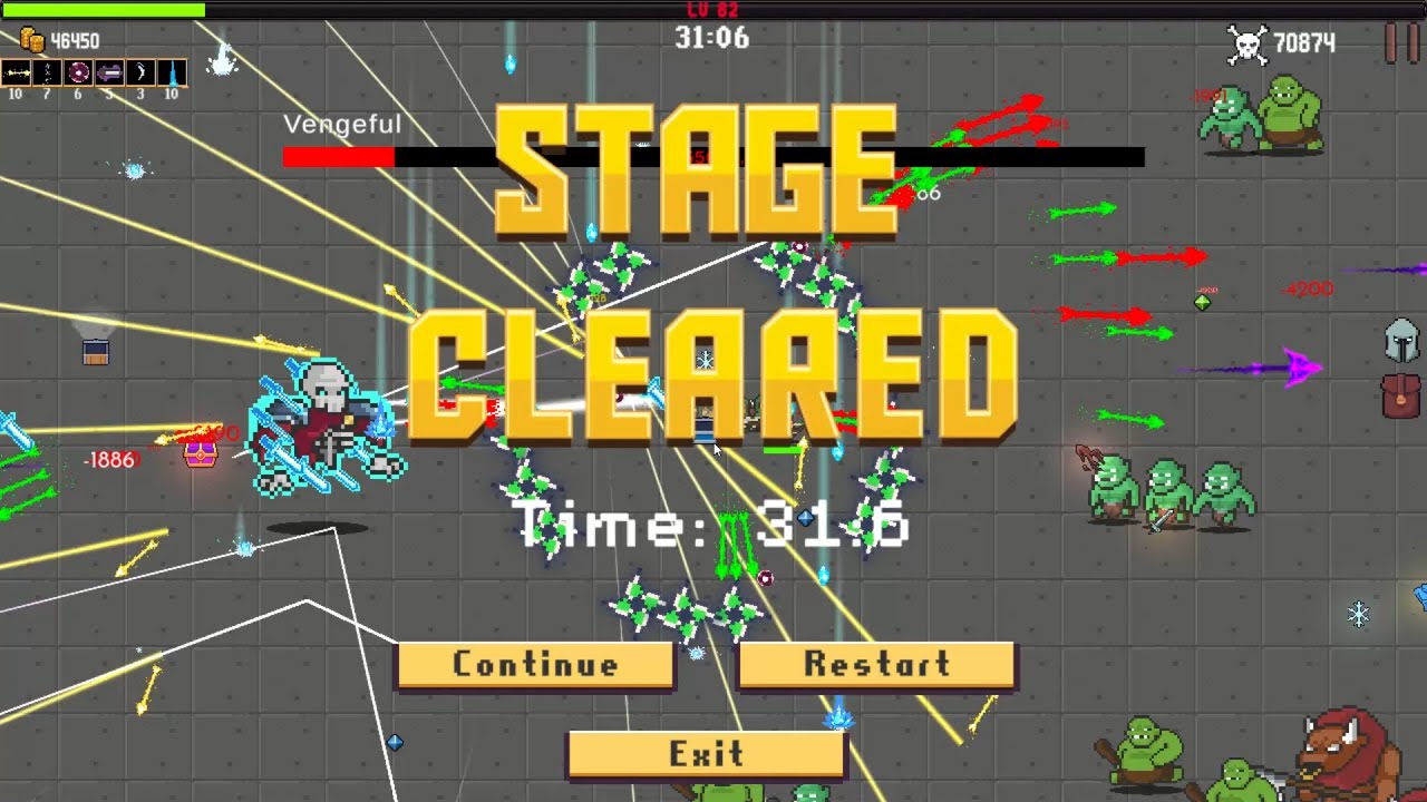 Pixel Survivors Roguelike - #3 Dùng Archer Clear Map - YouTube