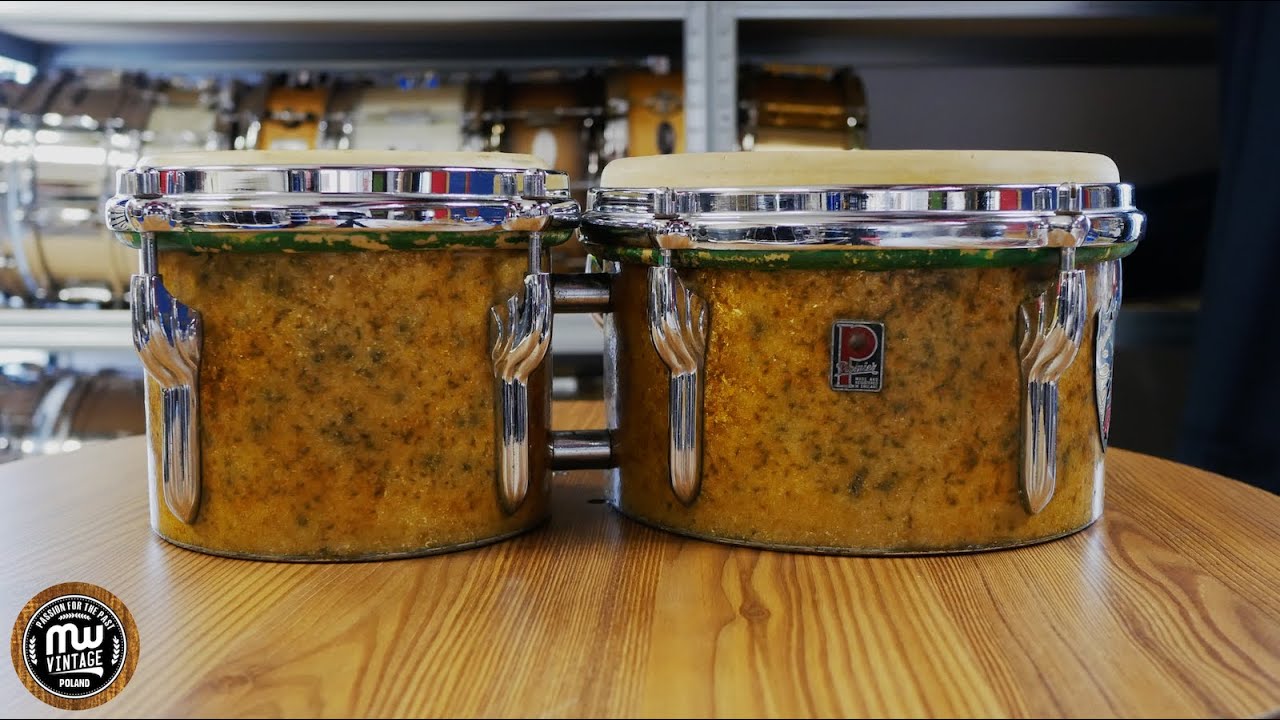 MW-Vintage.pl - Premier Bongos 6" + 8" 50s Ginger Sparkle Vintage ...
