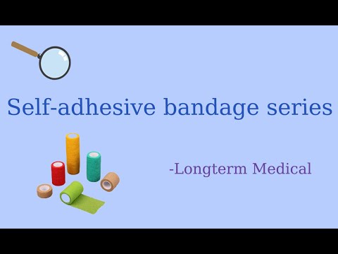 Self-adhesive bandage series