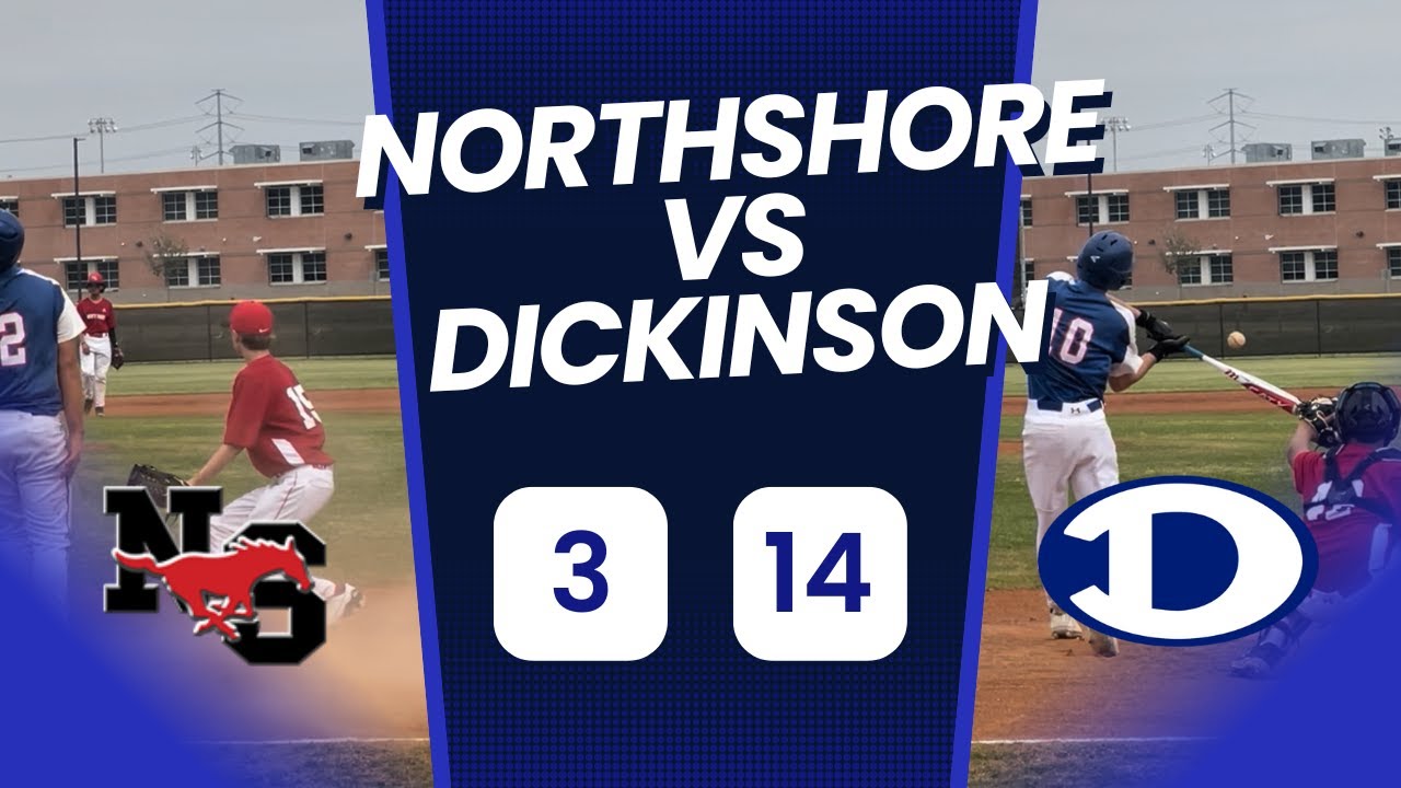 Dickinson Gators Sophomore Baseball Team vs North Shore Sophomore - YouTube