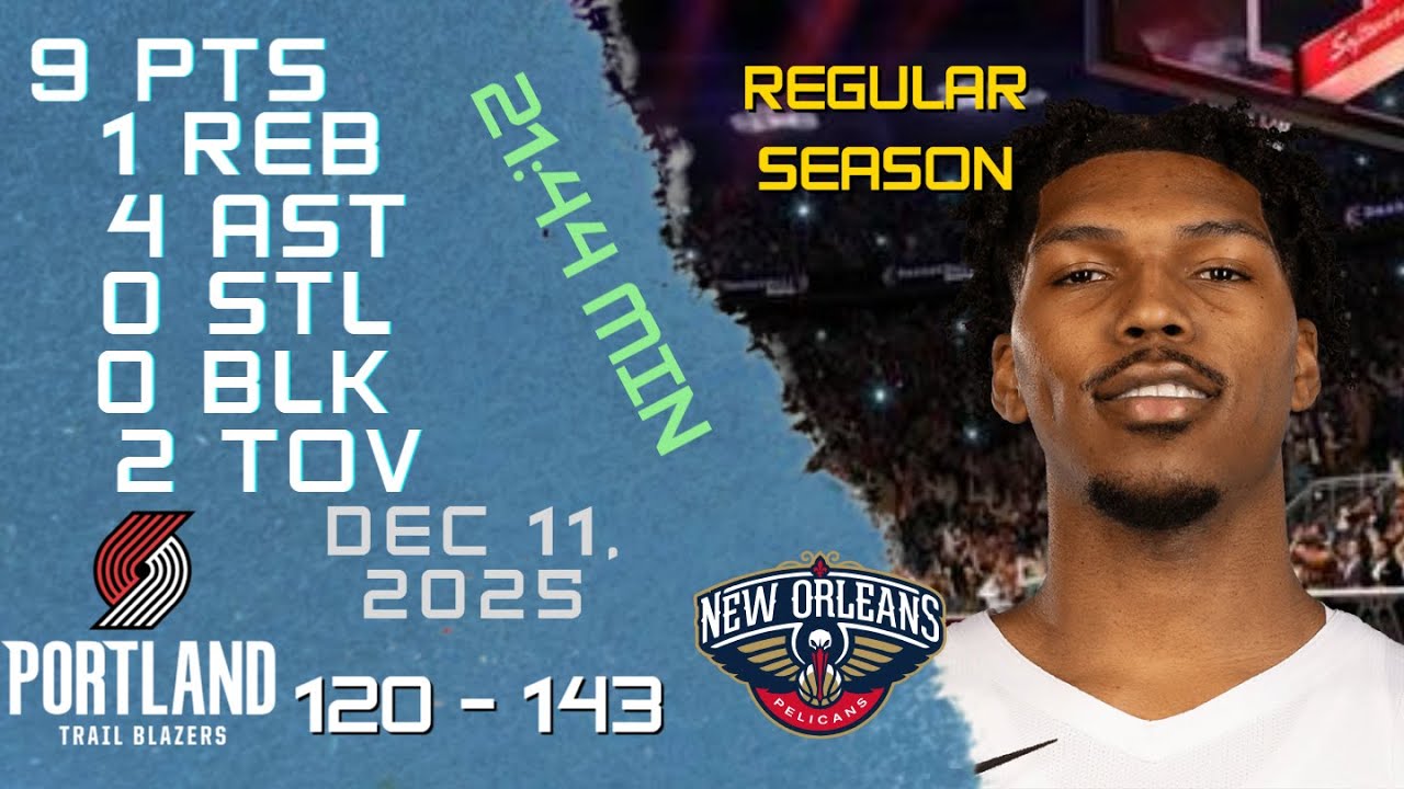 Caleb Love Player Full High Lowlights vs PELICANS 11 12 2025 NBA ...