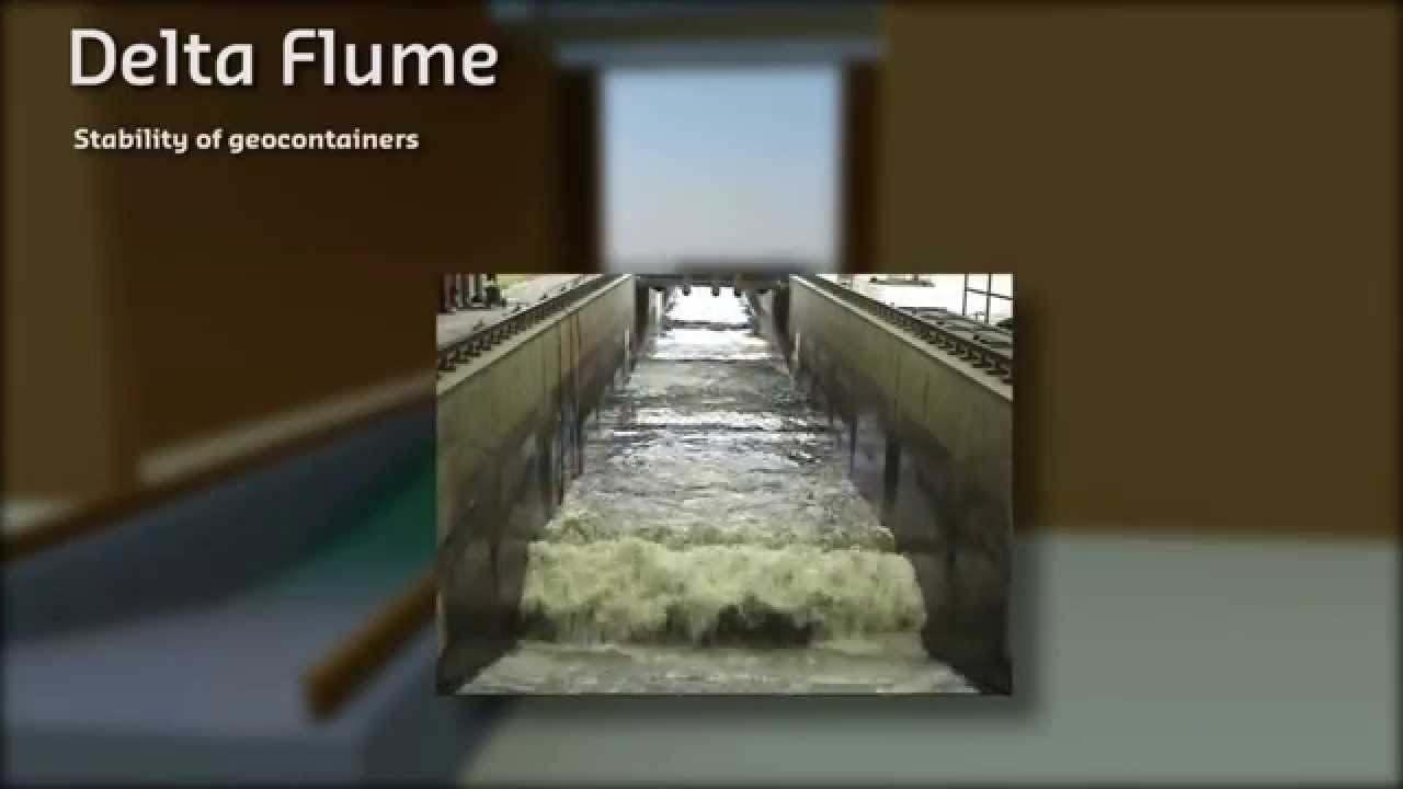 Delta Flume, a large wave flume - YouTube
