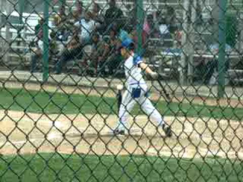 Sayier Attaf baseballe wimpiri @ Frank Curiel Ball Park in Willemstad ...