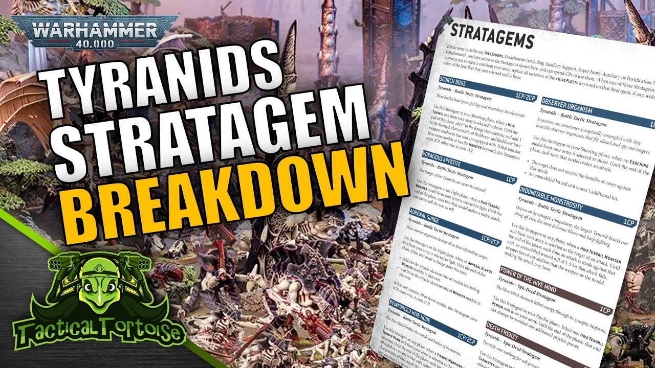 Breaking Down EVERY Tyranid Stratagem | Warhammer 40k Tactics - YouTube