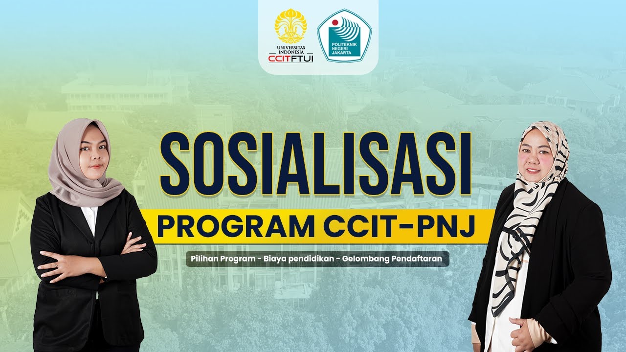 SOSIALISASI PROGRAM KERJASAMA CCIT DAN POLITEKNIK NEGERI JAKARTA - YouTube