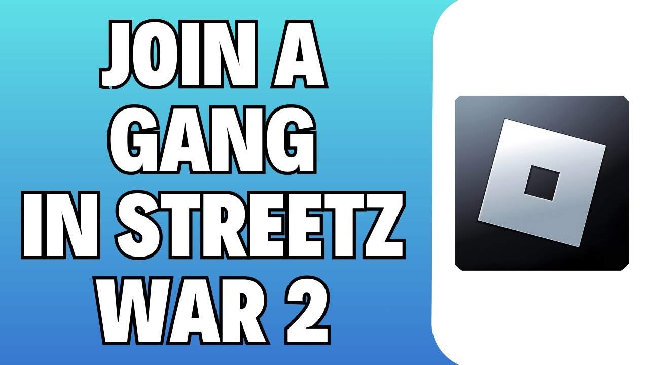 How To Join A Gang In Streetz War 2 Roblox (2024 Guide) - YouTube