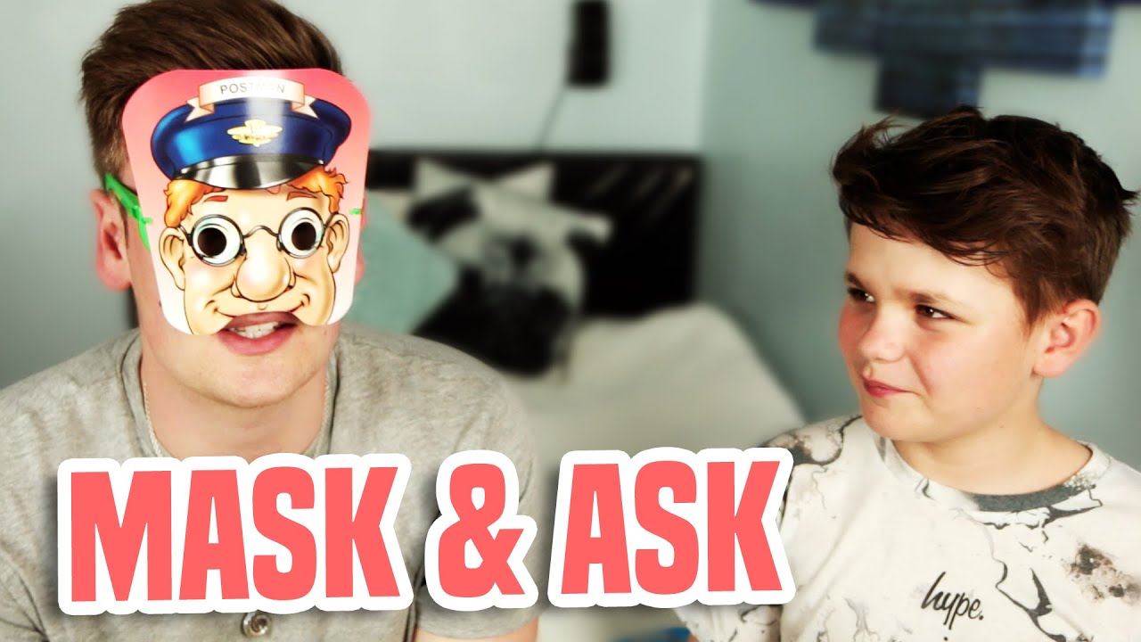 BROTHERS PLAY MASK AND ASK - YouTube