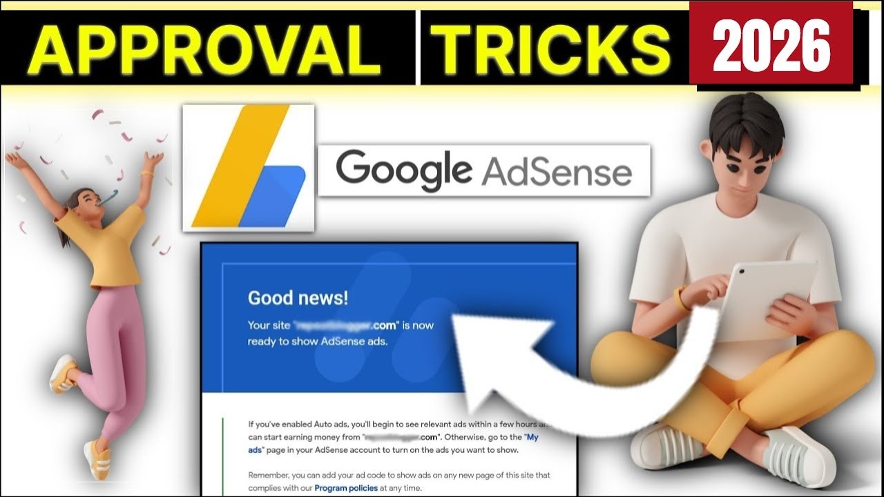 Adsense Approval tricks 2024 | Fast Adsense approval tricks 2024 - YouTube
