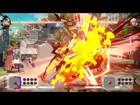 [Guilty Gear Strive] - Tiger Knee Axl Bomber showcase (hitbox ...