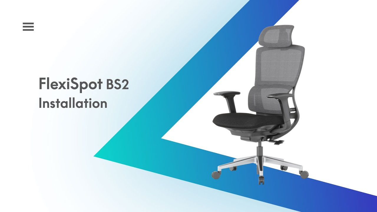 Office Chair BS2 Installation guide - YouTube
