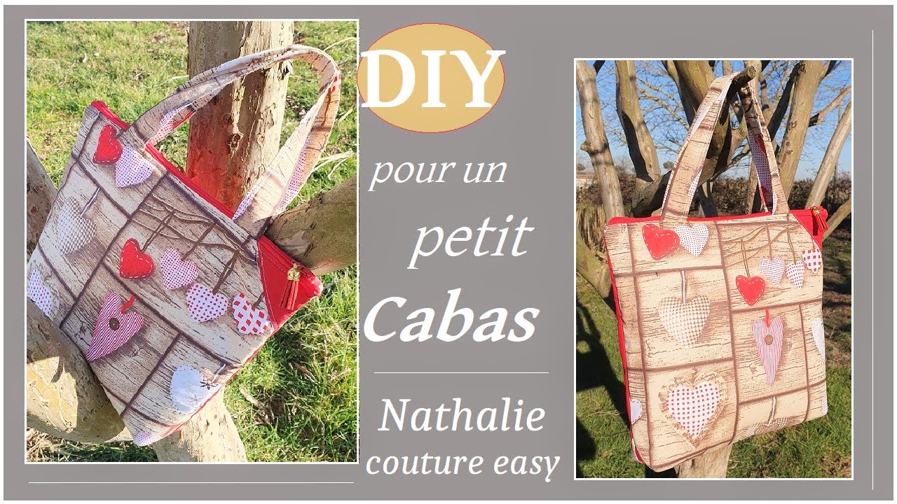 DIY pour ce cabas très simple a réaliser sans patron / Nathalie couture ...