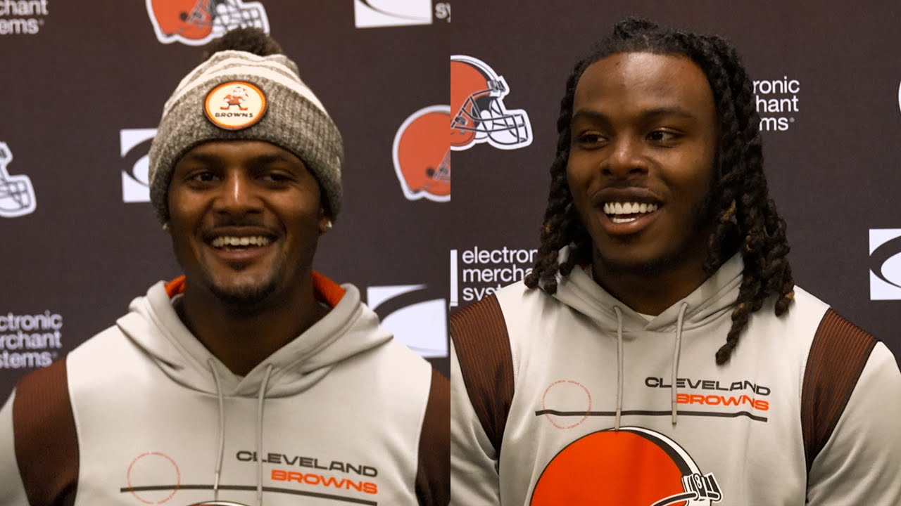 Deshaun Watson and MJ Emerson Press Conferences | October 18, 2023 ...