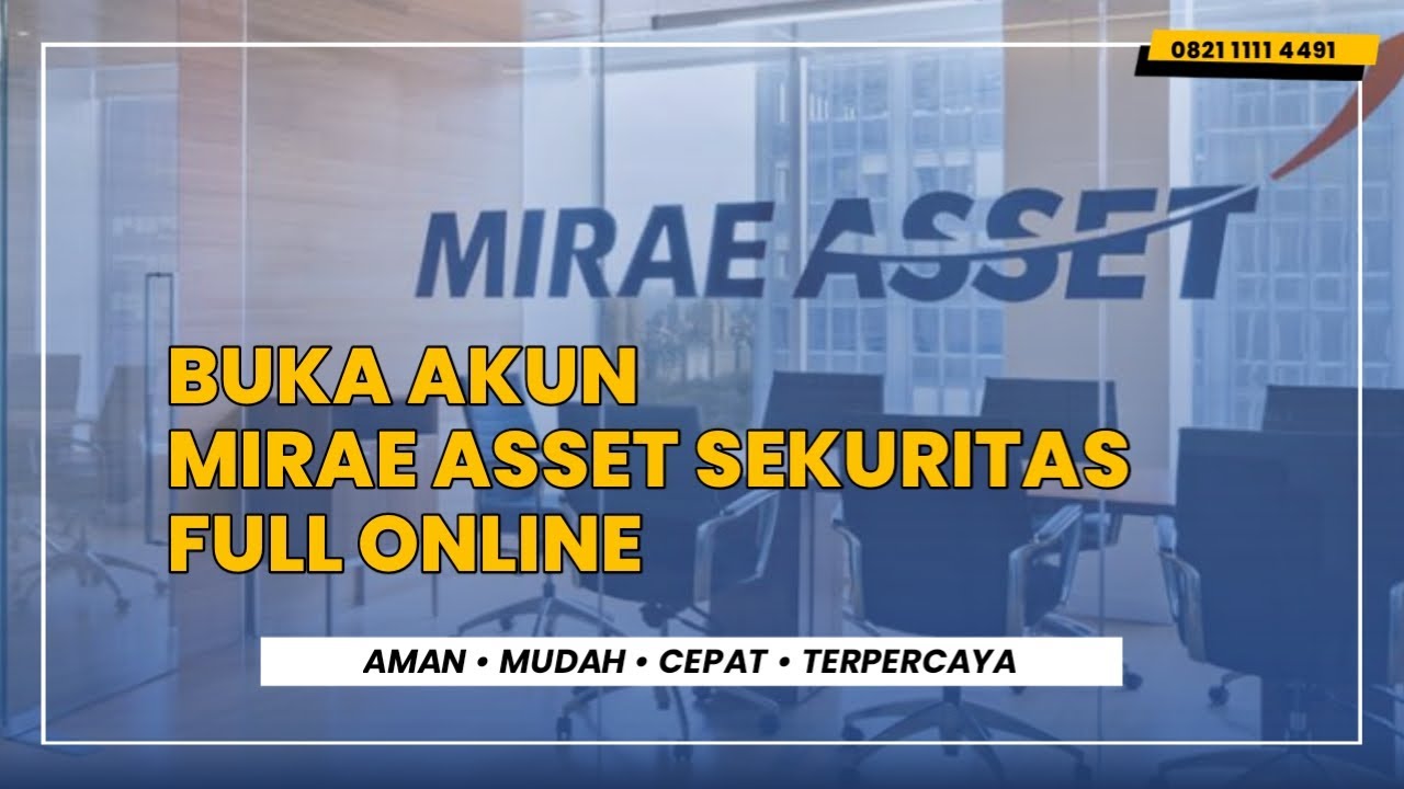 Mirae Asset Sekuritas Cara Buka Akun - YouTube