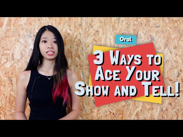 3 Show And Tell Speech Template