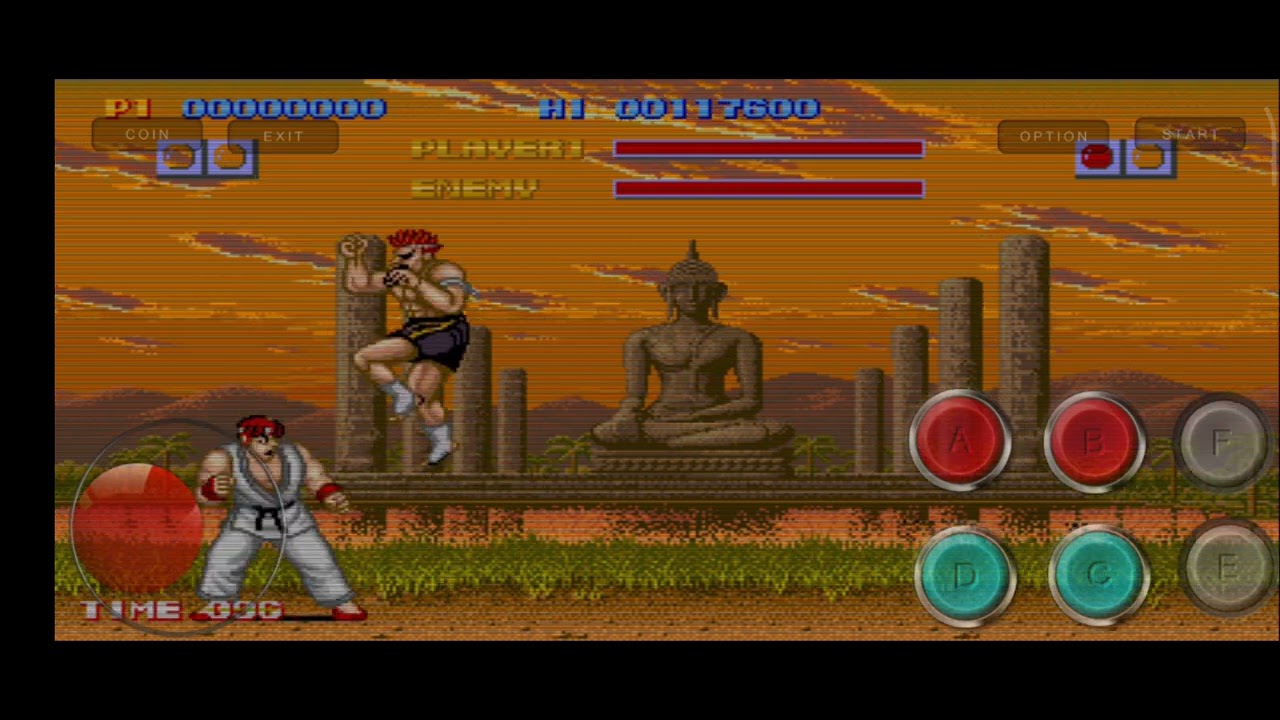 STREET FIGHTER WIN RYU FIGHT WITH ADON - YouTube