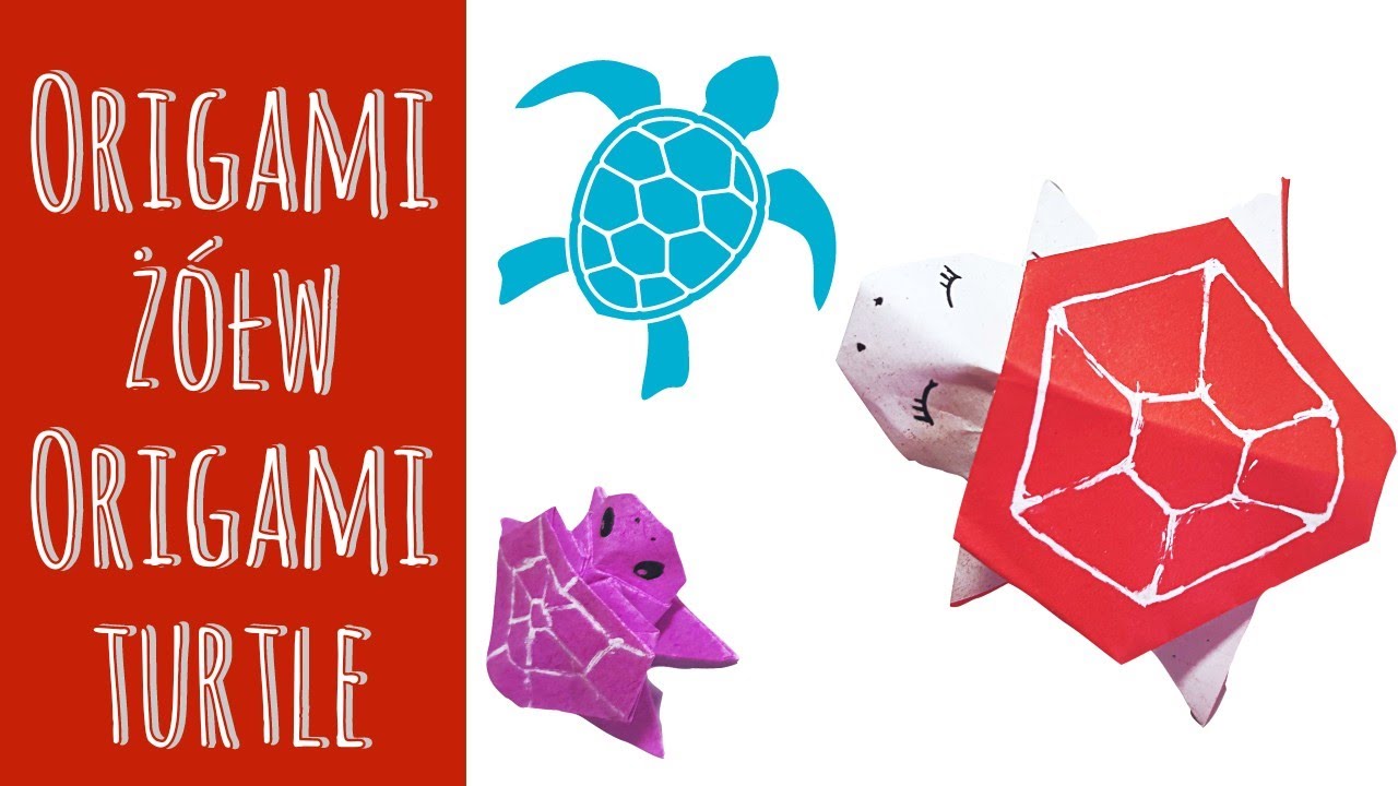 Origami żółw/ Origami turtle 🐢 - YouTube