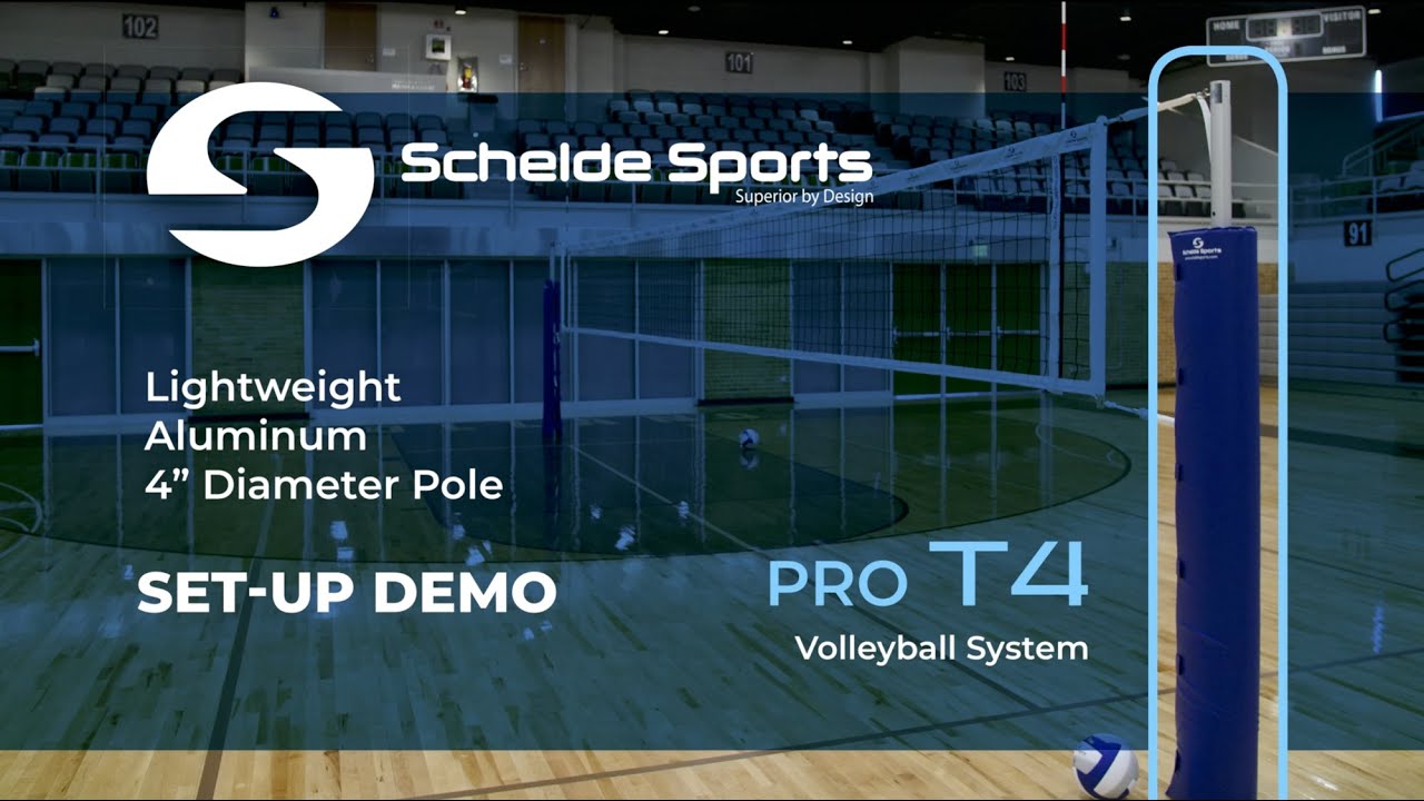 Pro T4 Volleyball System Setup - Schelde Sports - YouTube