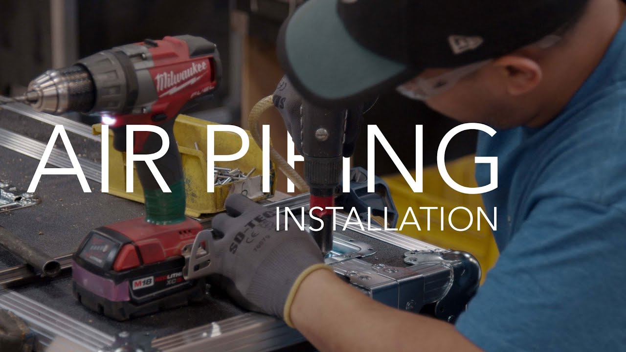 Aluminum Air Pipe Installation at Philly Case - YouTube