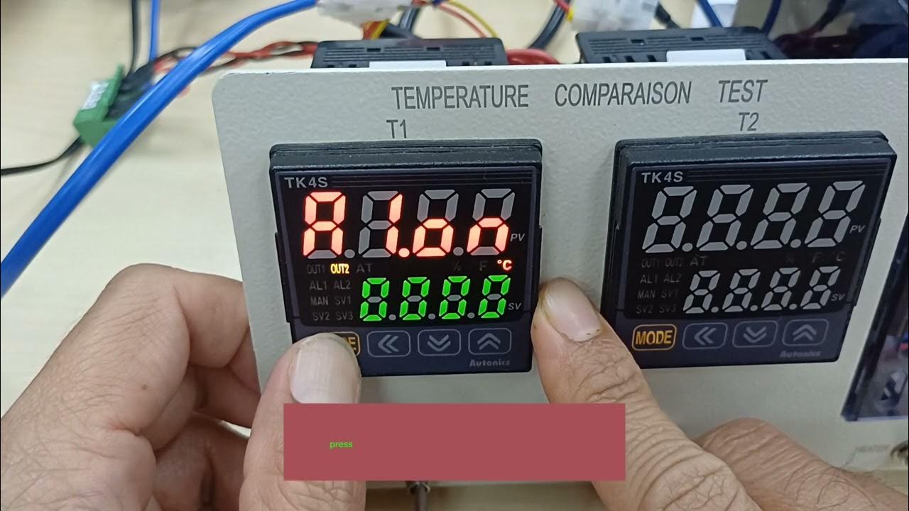 Autonics TK4S : How set alarm setting deviation high limit alarm. - YouTube