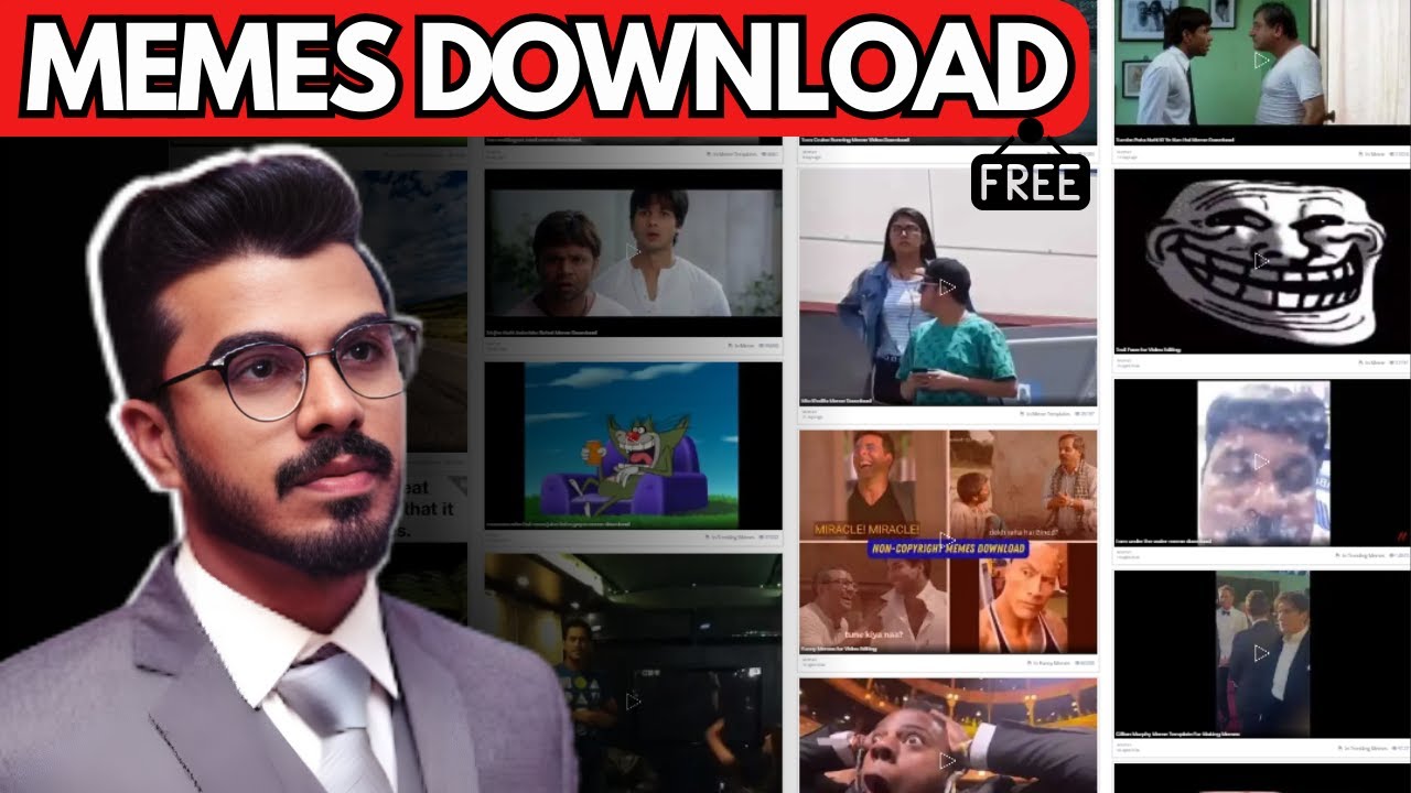 Youtube Video Ke Liye Memes Kaise Download Karen ? | How to Memes ...