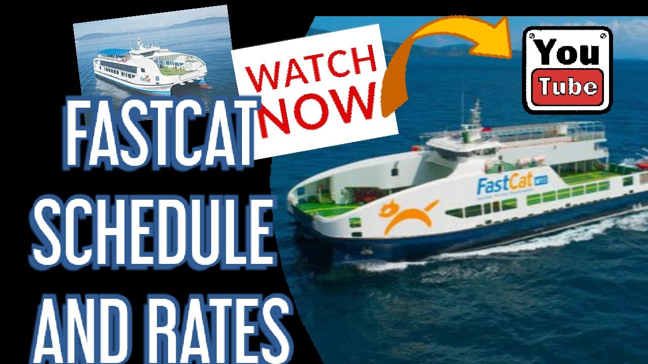 #FASTCAT FASCRAFT PHILIPPINES SCHEDULE AND RATES - YouTube