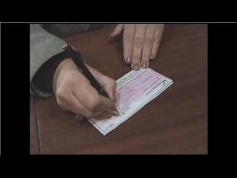 Como Llenar un Cheque - YouTube