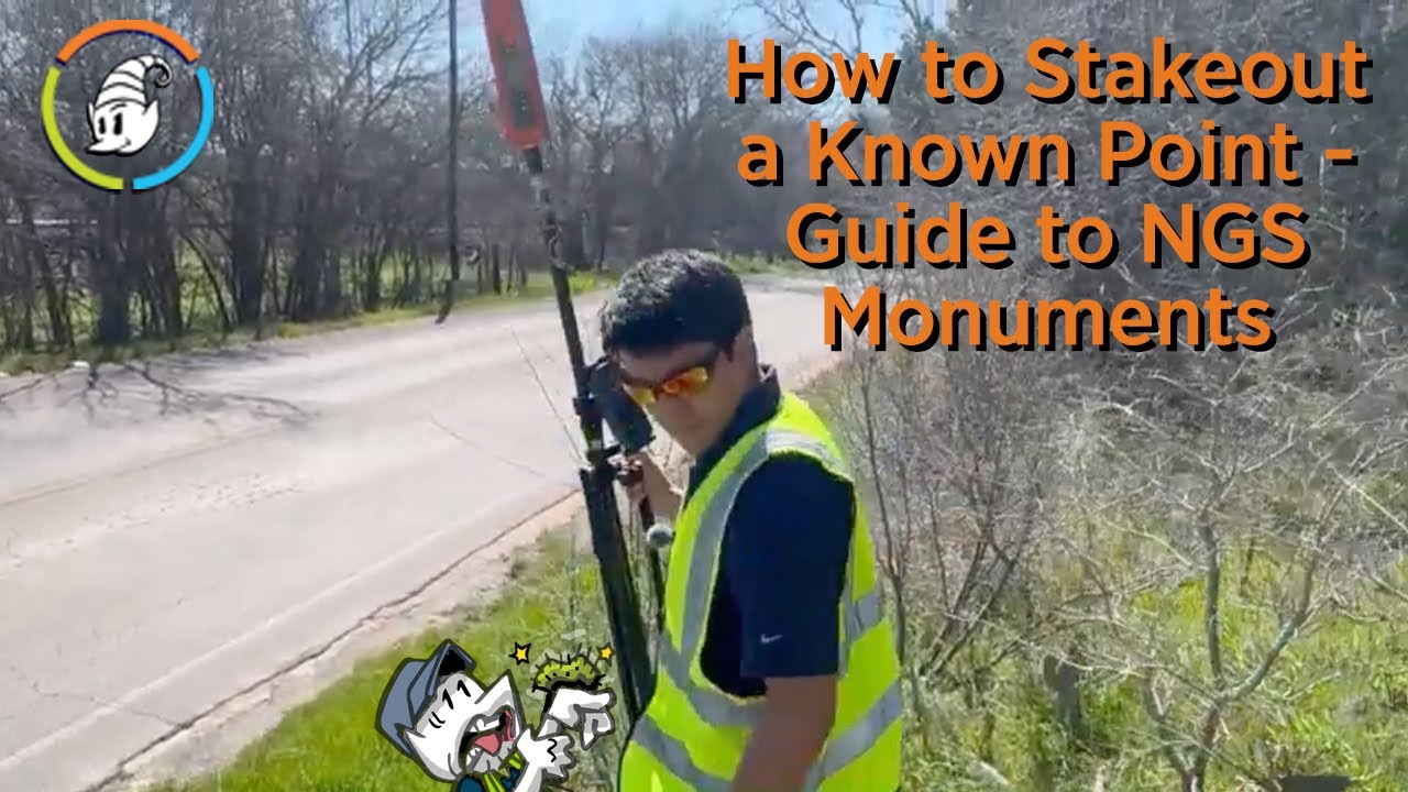 How to Stakeout a Known Point - Guide to NGS Monuments - YouTube